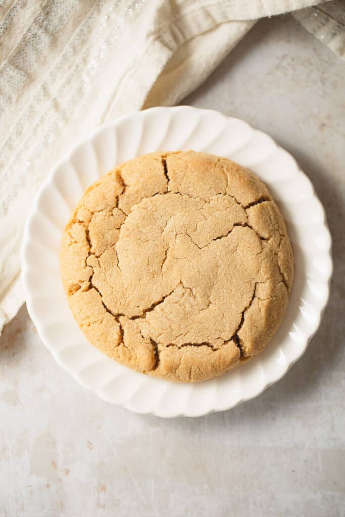 Single Chocolate Chip Cookie (chewy & amazing!) - Elle Makes Dessert
