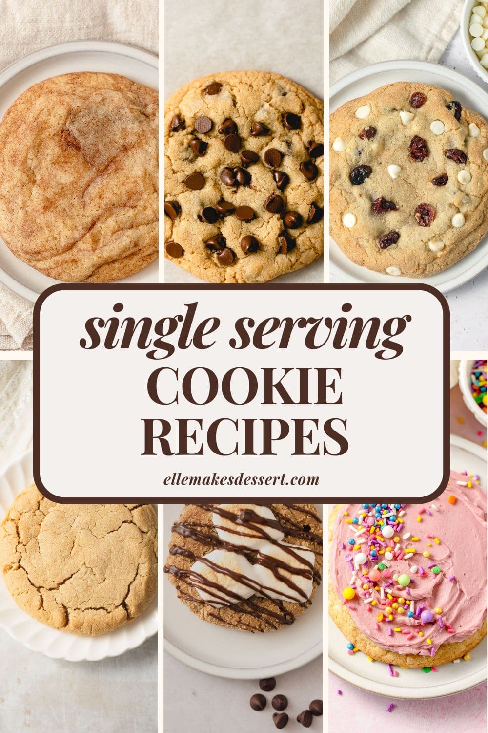 The Best Single Serving Cookie Recipes - Elle Makes Dessert